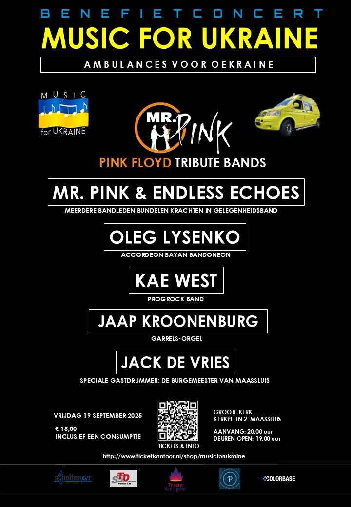 Music For Ukraine – Pink Floyd Fans Nederland